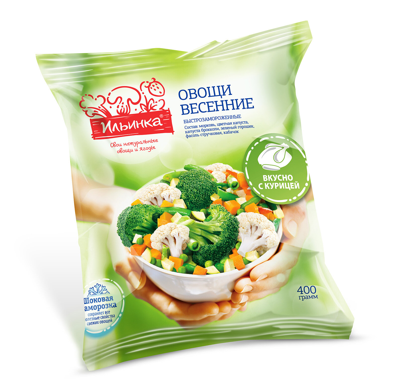 Овощи весенние 400гр. Ильинка