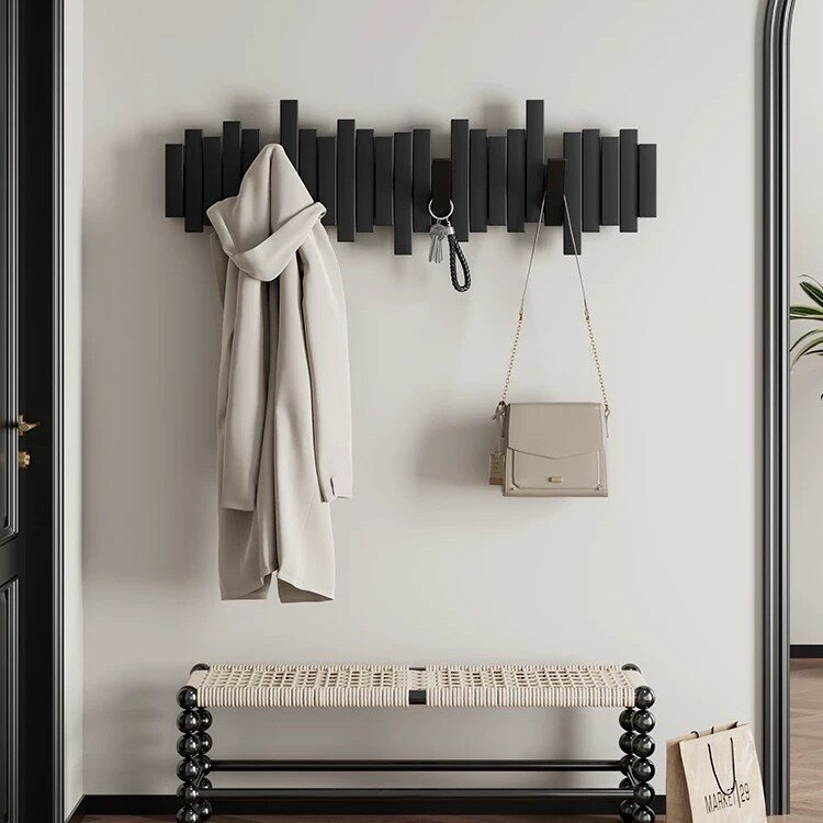 Настенная вешалка "Umbra Sticks", 5 складных крючков, чёрный