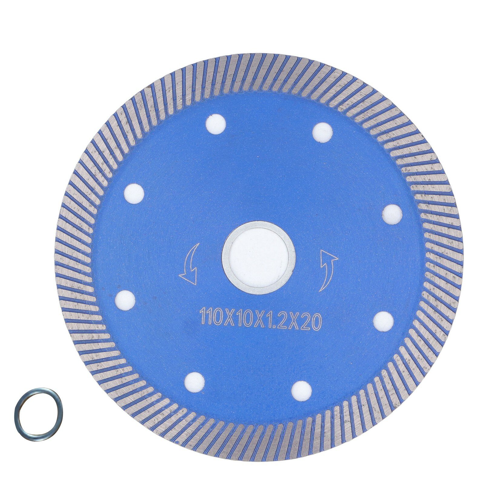 Алмазная пила Для Резки Керамической плитки Мраморного камня Бетона Тонким Железным листом 110x10x1.2x20