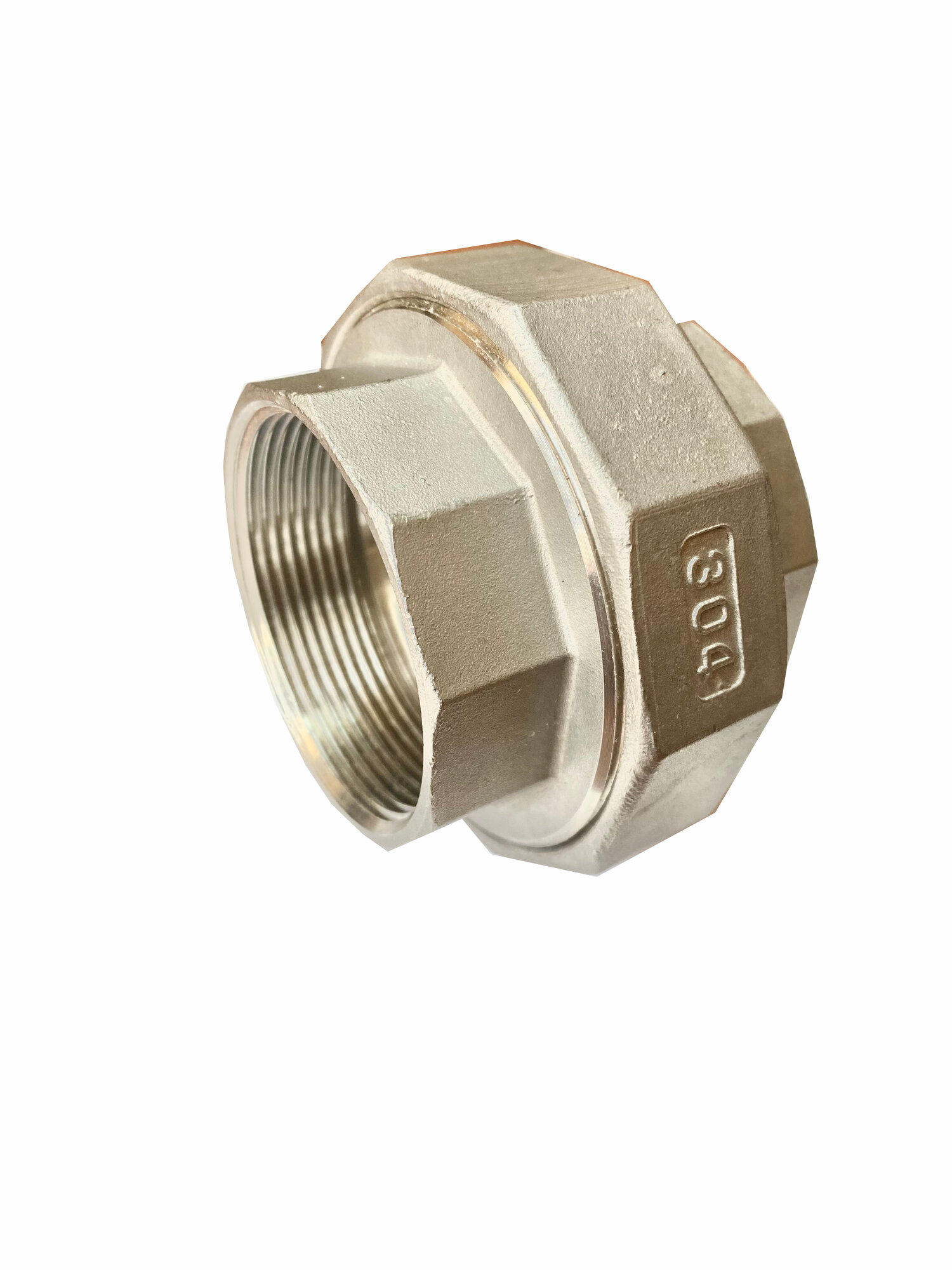 Американка ду50 нержавеющая внутренняя резьба 2" AISI 304 конусное соединение (метал-метал)