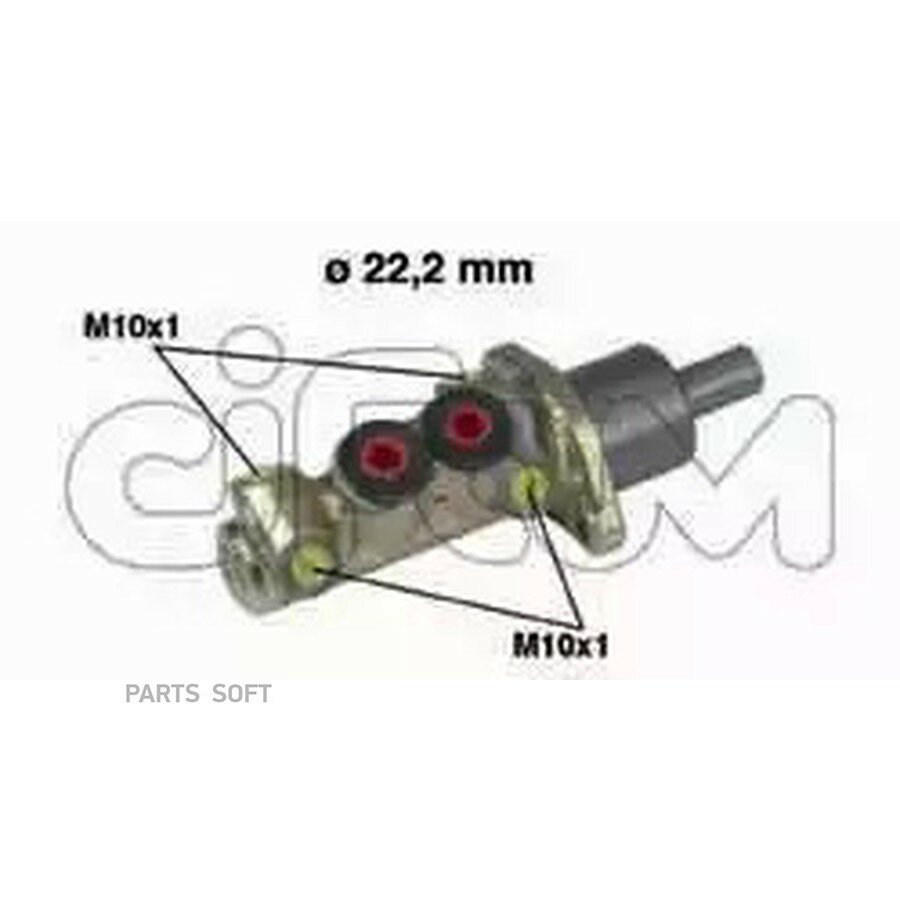 202-302=T2245 [357611019A] главн. торм. цил. VW Golf2 88г.>/Passat B3/T4 от официального дистрибьютора, CIFAM, артикул 202196