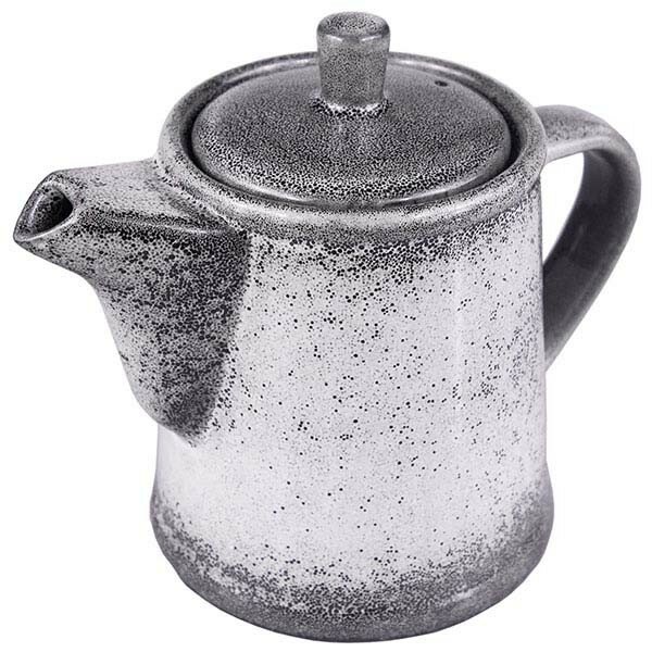 Чайник заварочный «Млечный путь», фарфор, 0,5 л, черный, серый (Борисовская Керамика)