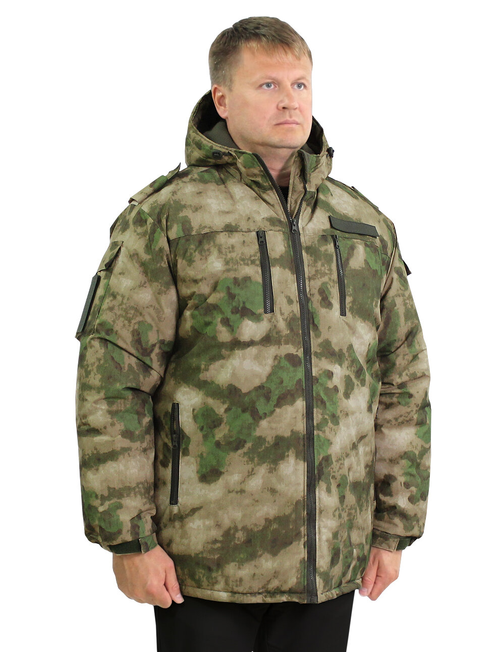 Куртка камуфляжная военная армия рабочка, Компания БВР, размер 44-46, 170-176, Мох зеленый