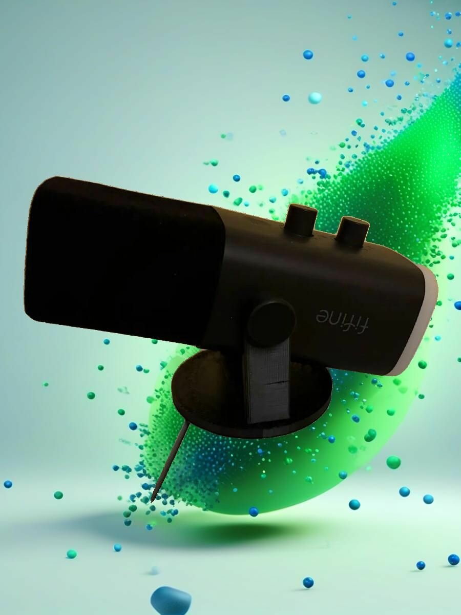 Низкая стойка держатель для микрофона Fifine AM8 Аналог/3Dпечать