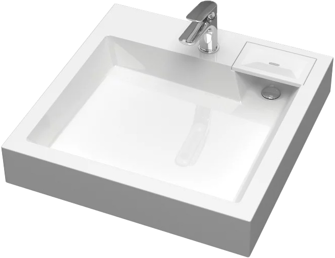 Раковина над стиральной машиной Reflection Sigma RX6060SI 60x60 см, белый, с кронштейнами