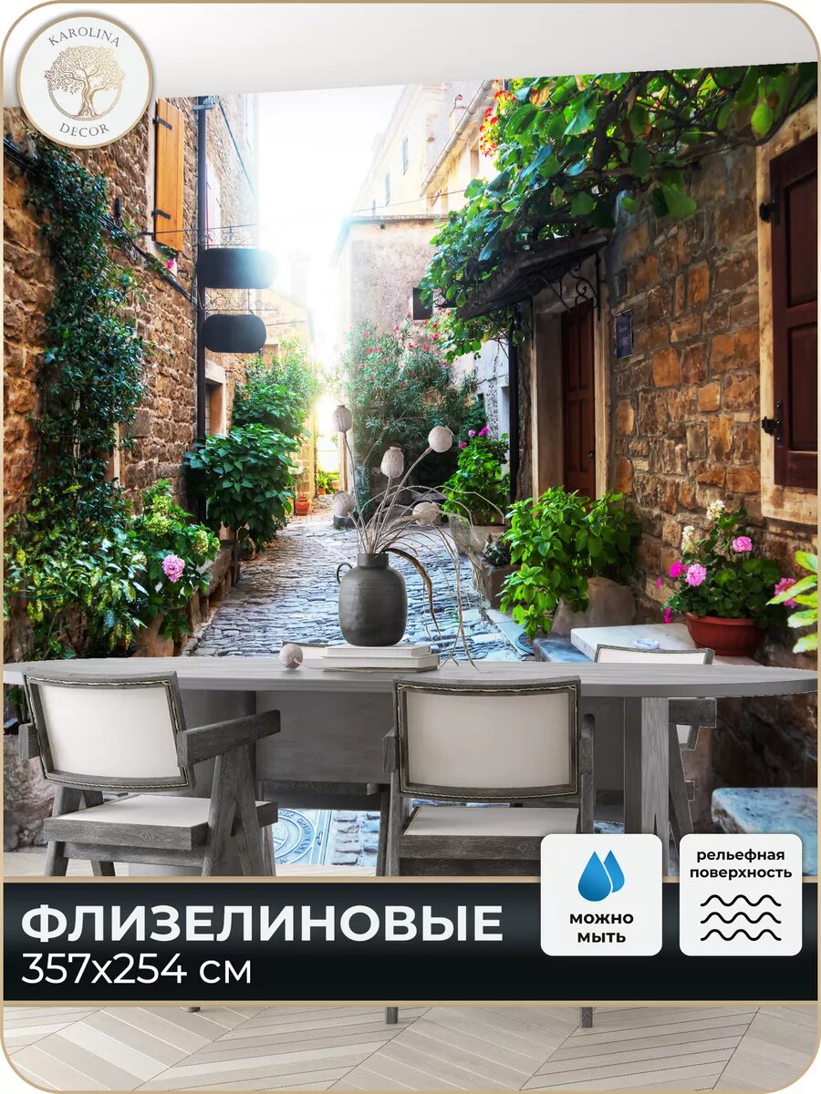 Фотообои Город Улица в спальню на кухню в зал 350х250