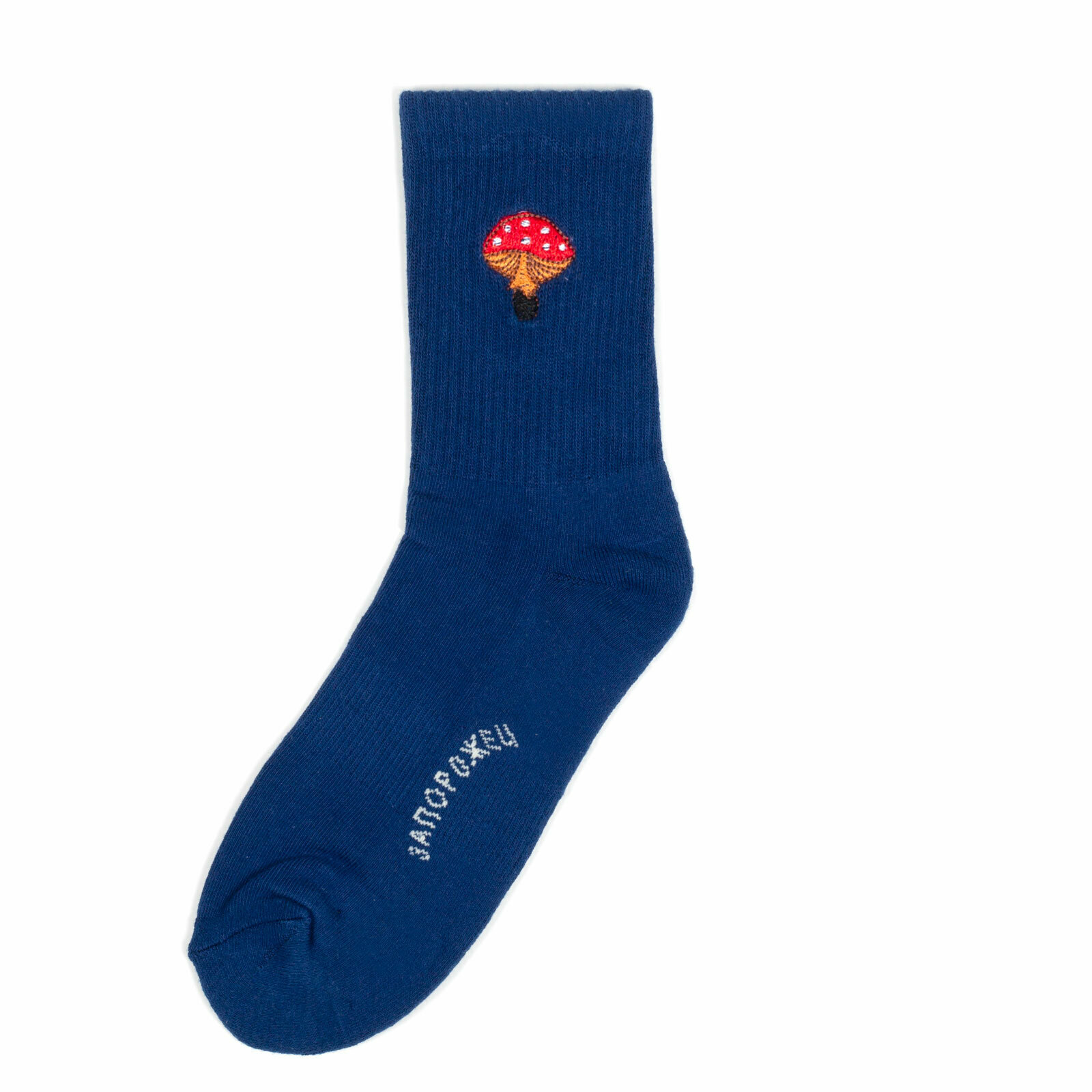 Носки Носки с вышивкой Запорожец - Гриб - Тёмно-синие