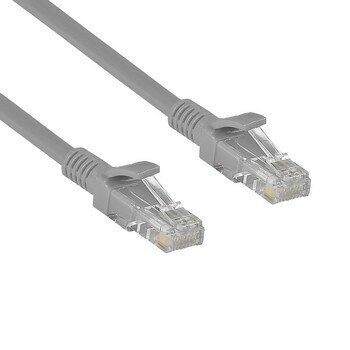 EXEGATE Коммутационный шнур EX282004RUS Патч - корд медный UTP - RJ45 - RJ45 - C6 - CU - 1M - GY, UTP, cat.6, 1м, серый