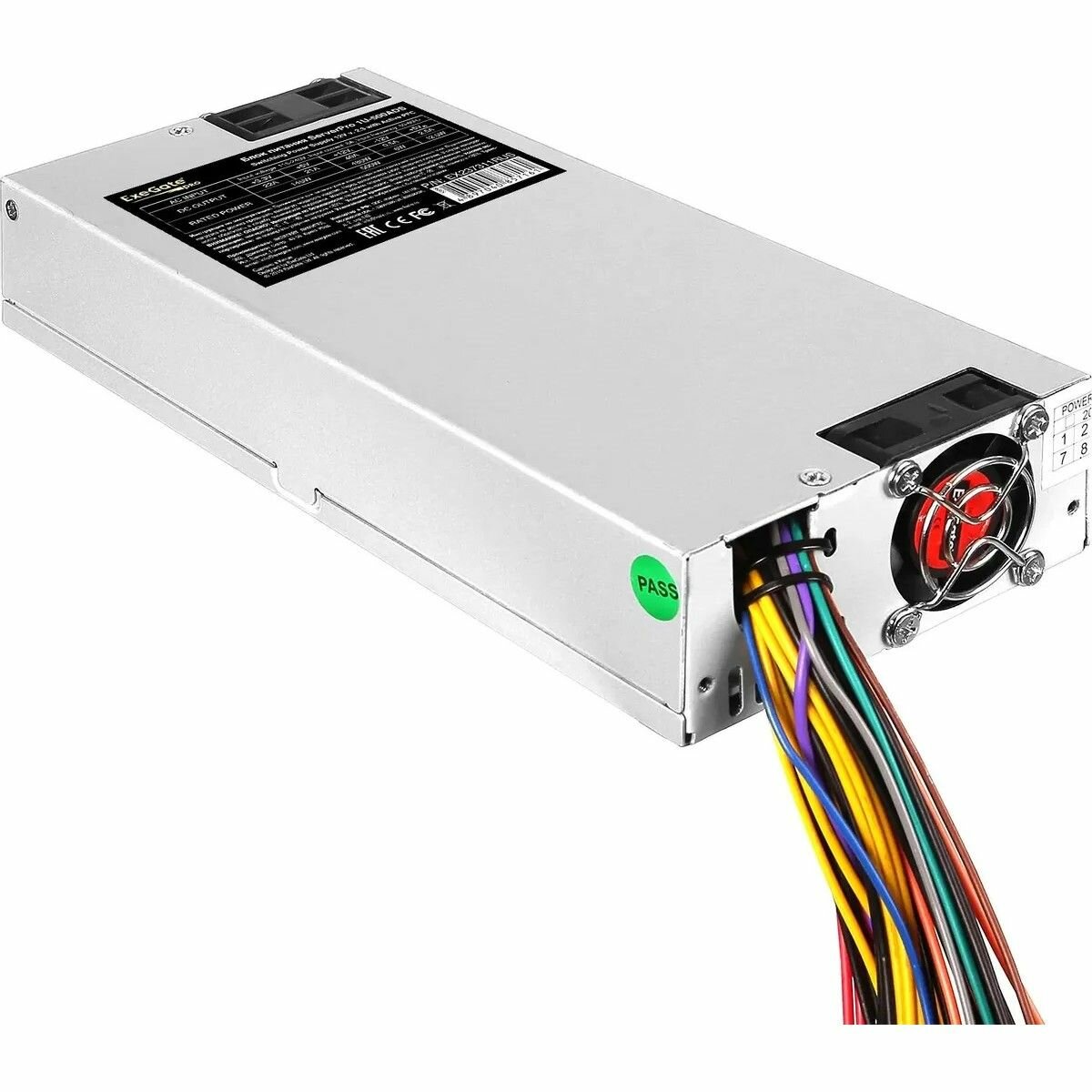 EXEGATE Блок питания EX237311RUS Серверный БП 500W APFC, унив. для 1U, 4cm fan, 20+4pin 2x 4+4 pin , 5xSATA, 4xIDE
