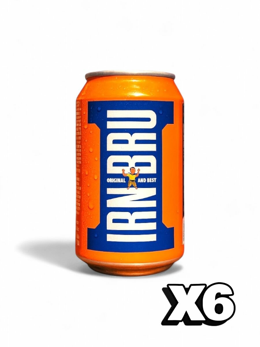 Газированный напиток IRN-BRU, 330 мл (6 шт) Великобритания