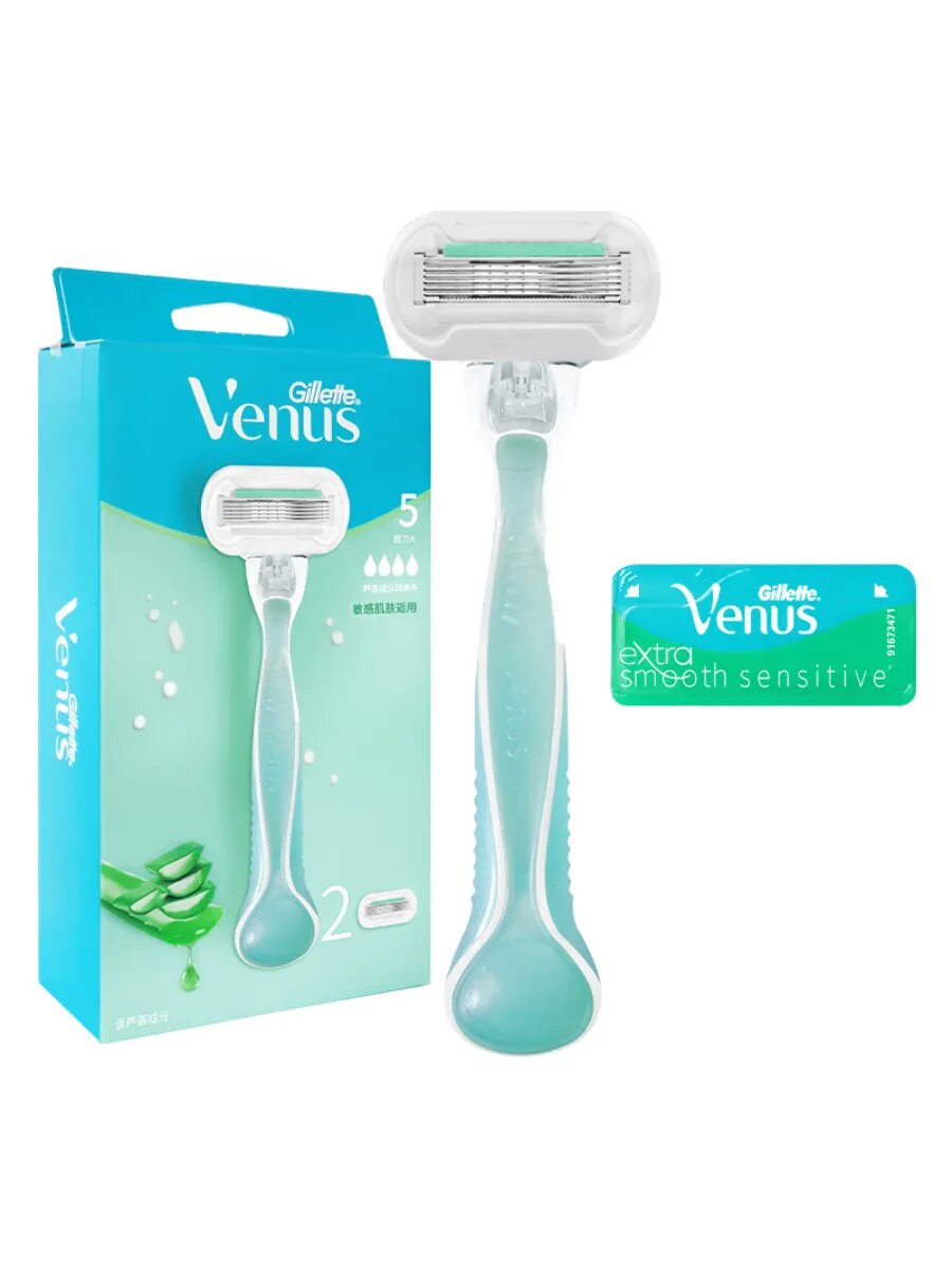 Бритва женская Gillette Venus "Breeze", с алоэ, для чувствительной кожи