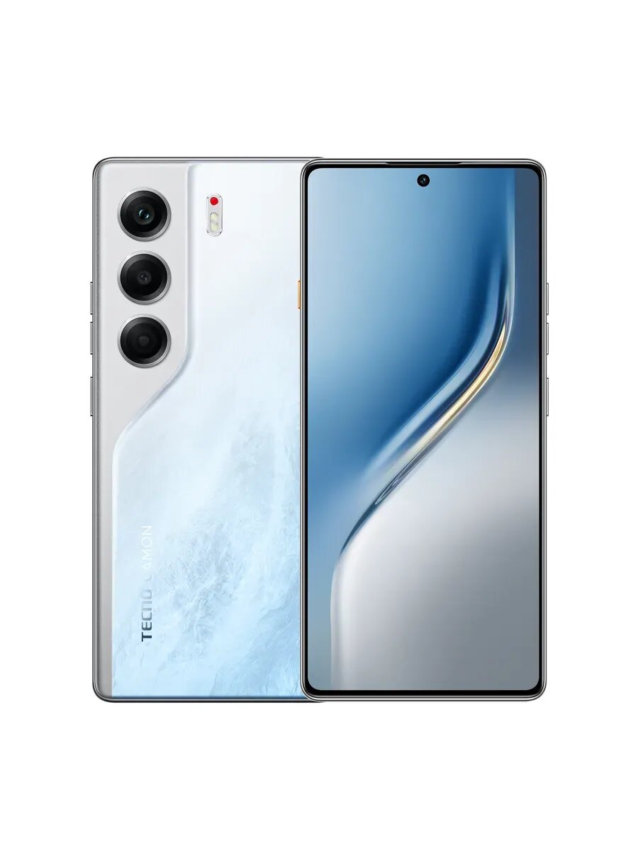 Смартфон Tecno "Camon 40", Android, 8GB/256GB, белый, Glacier White
