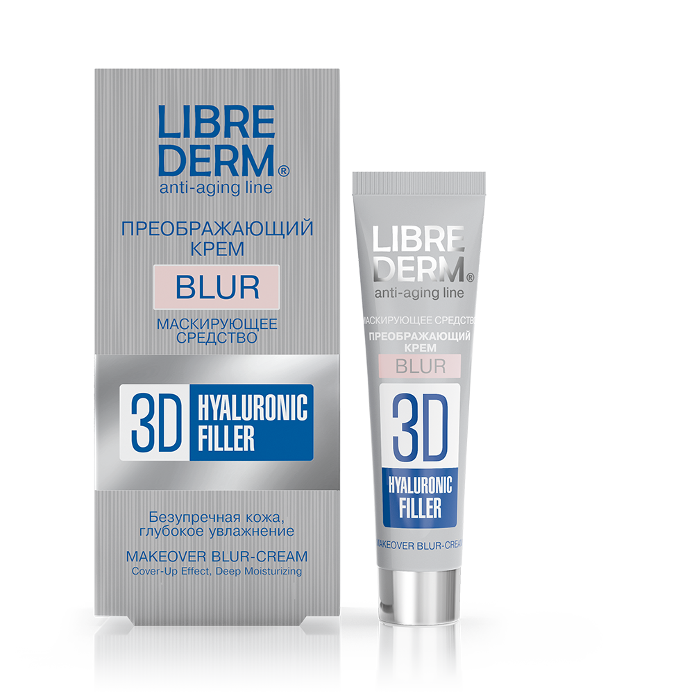 Librederm 3d гиалуроновый филлер преображающий крем-blur 15 мл