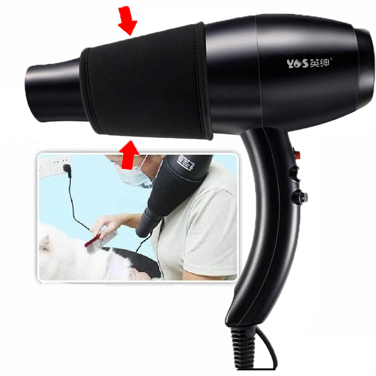 Фен для сушки шерсти животных