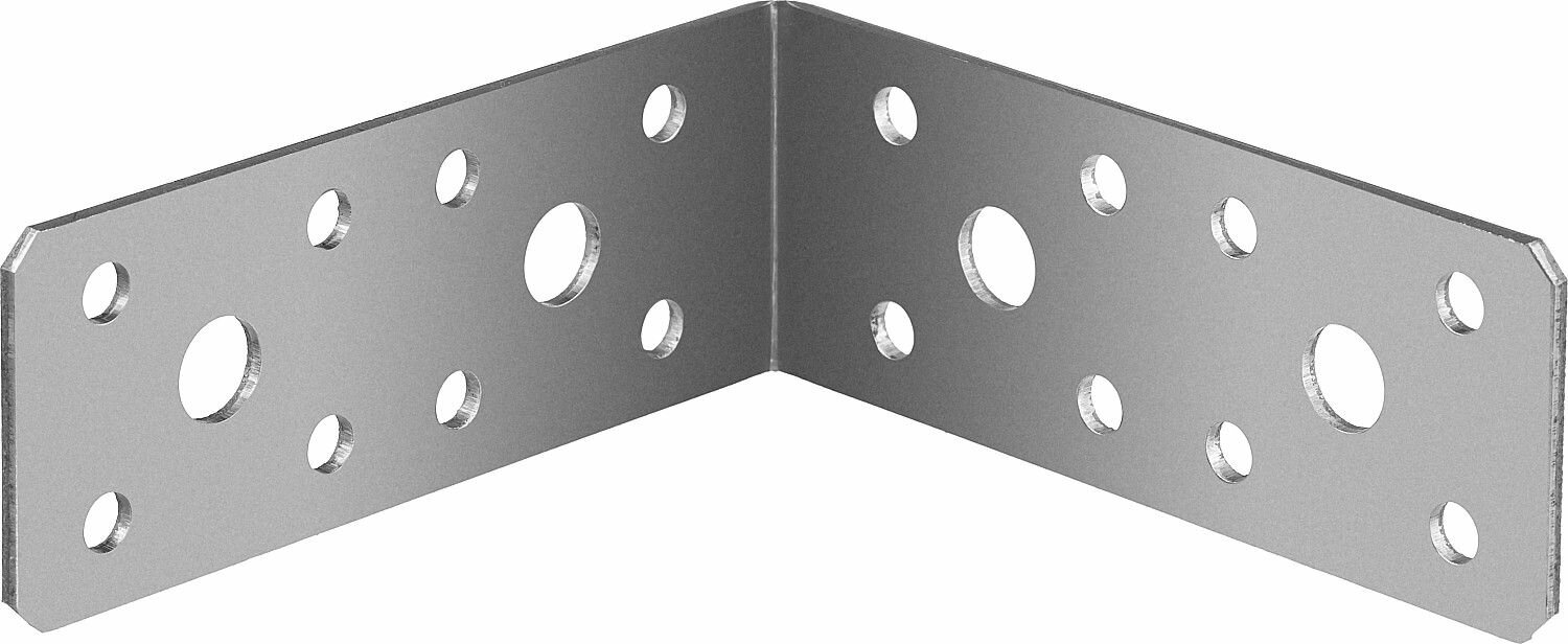 ЗУБР УК-2.0, 35 x 90 x 90 x 2 мм, цинк, крепежный уголок (310126-35-090) 20 шт.