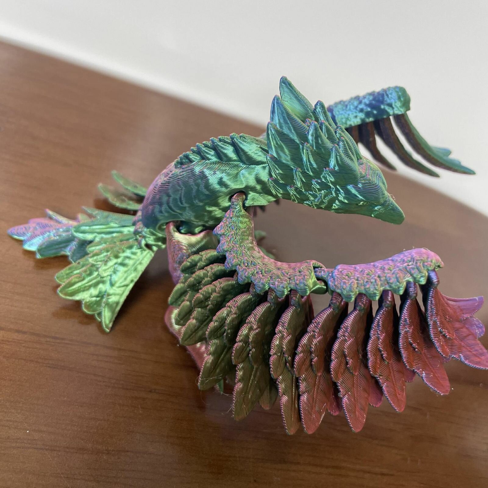 Фигурка Феникса, напечатанная на 3D-принтере