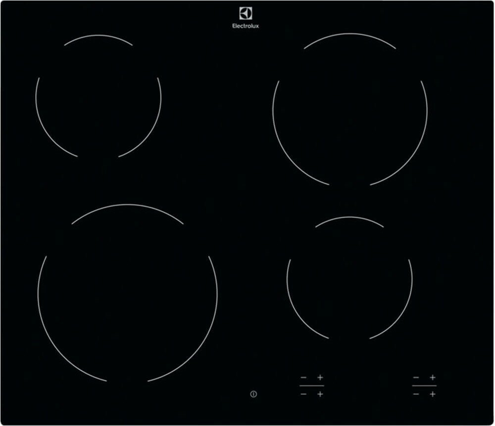 Варочная плита Electrolux EHF6240IOK 60 см, встроенная, электрическая, черная