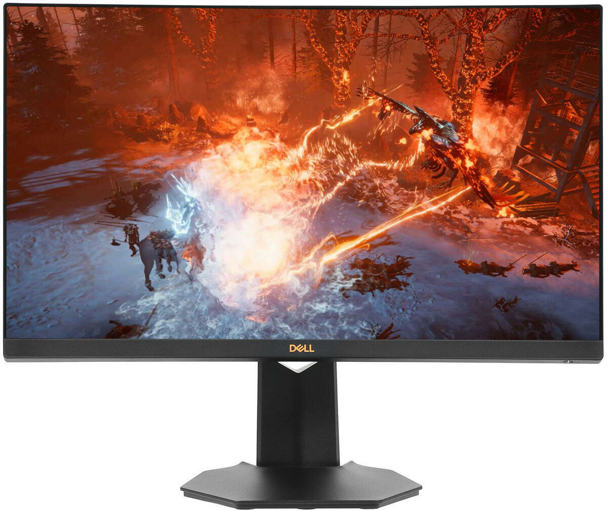 23.6" Монитор Dell S2422HG (2422-4888) черный - 1920x1080@165 Гц, VA, 1 мс, 3000 : 1, 350 Кд/м, 178/178, 3,5 мм DisplayPort, HDMI x2, изогнутый, AMD FreeSync Premium