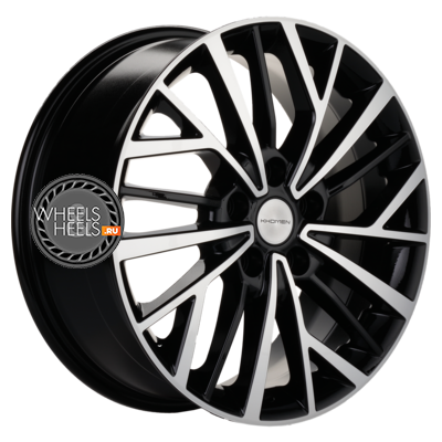 Диск автомобильный литой Khomen Wheels KHW1717 (Forester) 17x7 5x114.3 et48 dia56.1 Black-FP