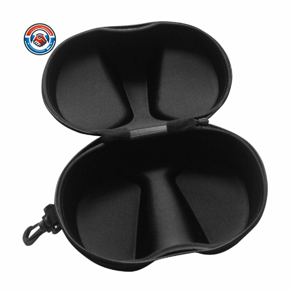 Чехол для маски дайвинга из ЭВА, защитный футляр с карабином, универсальный кейс для очков сноркелинга и подводного плавания, водонепроницаемый и лёгкий, компактный органайзер в аквапарк и морское путешествие