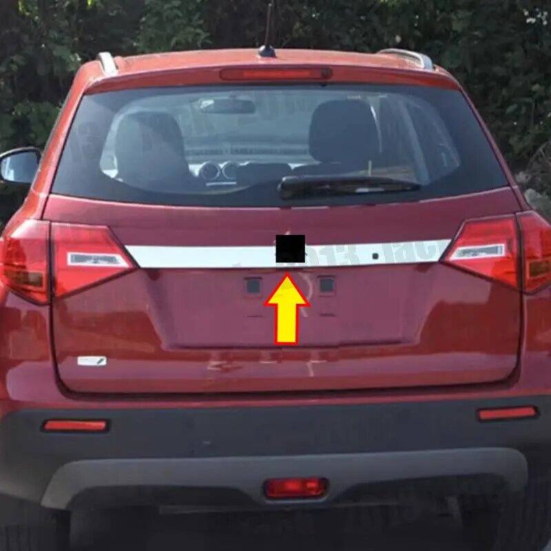 Для Suzuki Vitara 2015-2019 нержавеющая хромированная задняя багажная дверь багажник отделка крышка автомобильные аксессуары