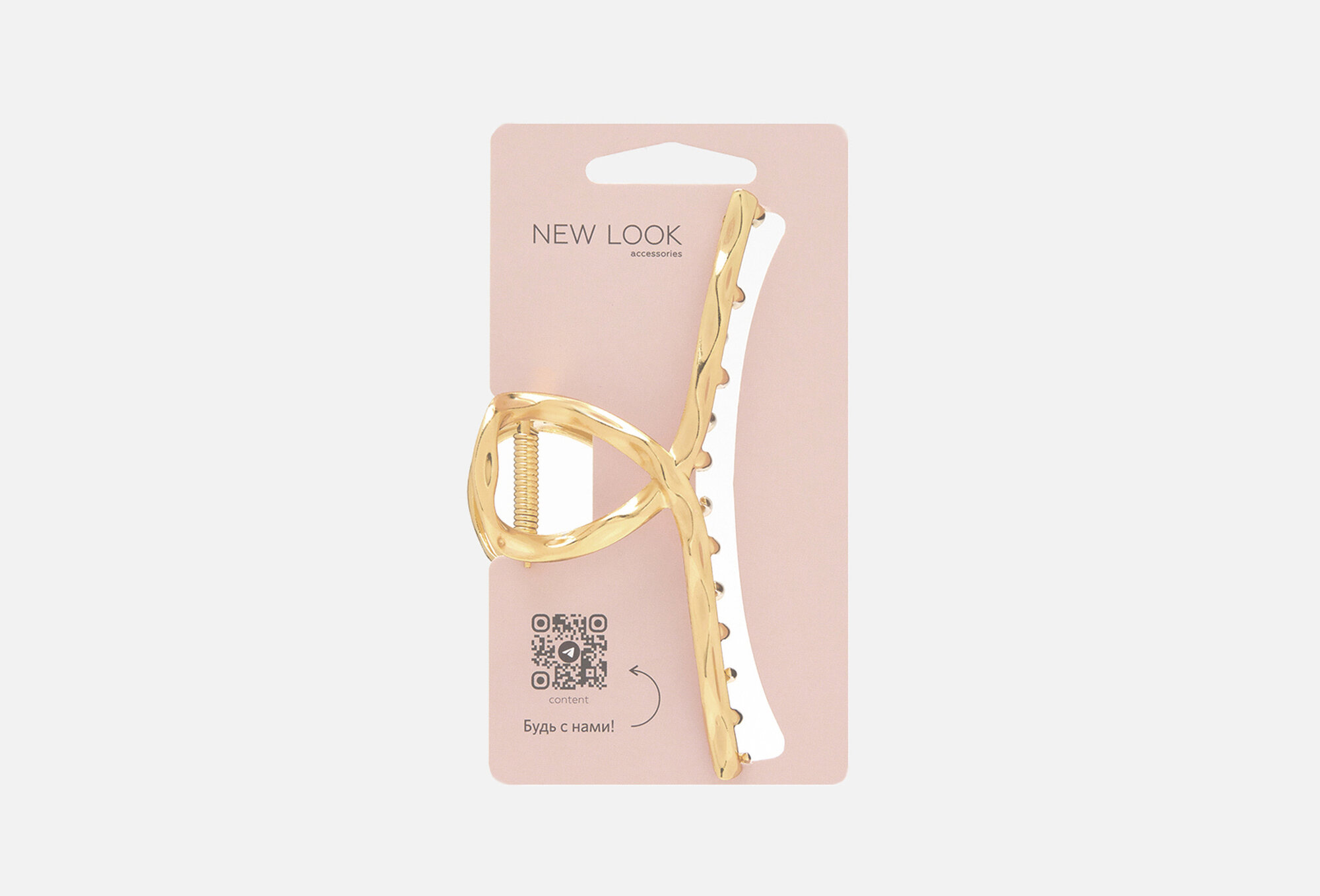 Краб для волос NEW LOOK 1025 золотой