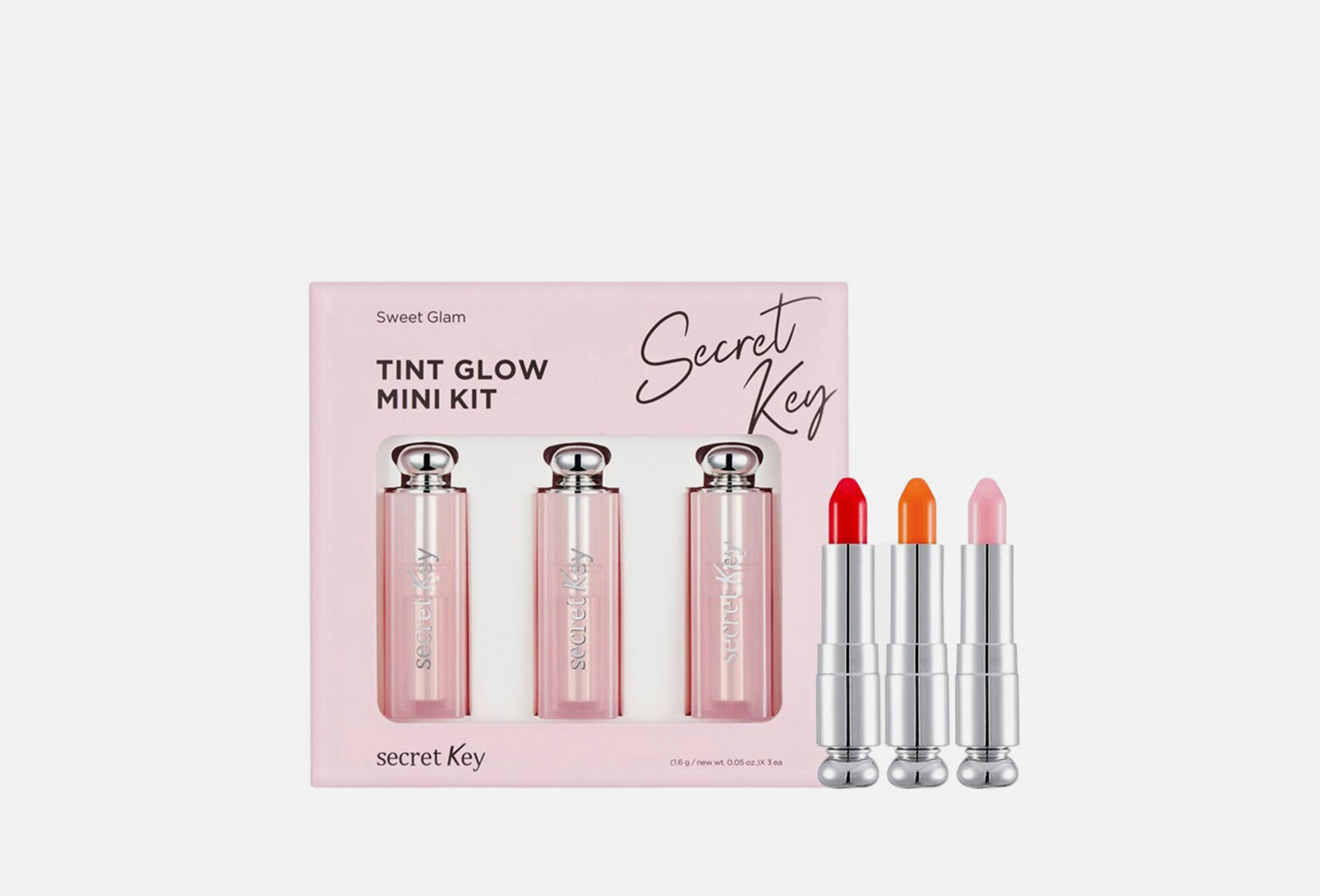 Набор мини-тинтов SECRET KEY Sweet Glam Tint Glow Mini Kit