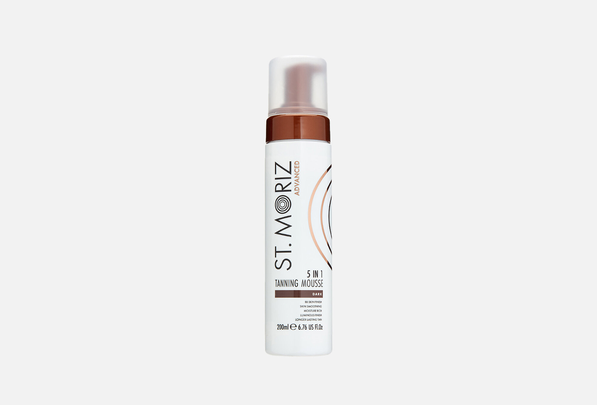 Тонирующий автобронзант-мусс 5в1 ST. MORIZ  Tanning Mousse 200 мл Dark