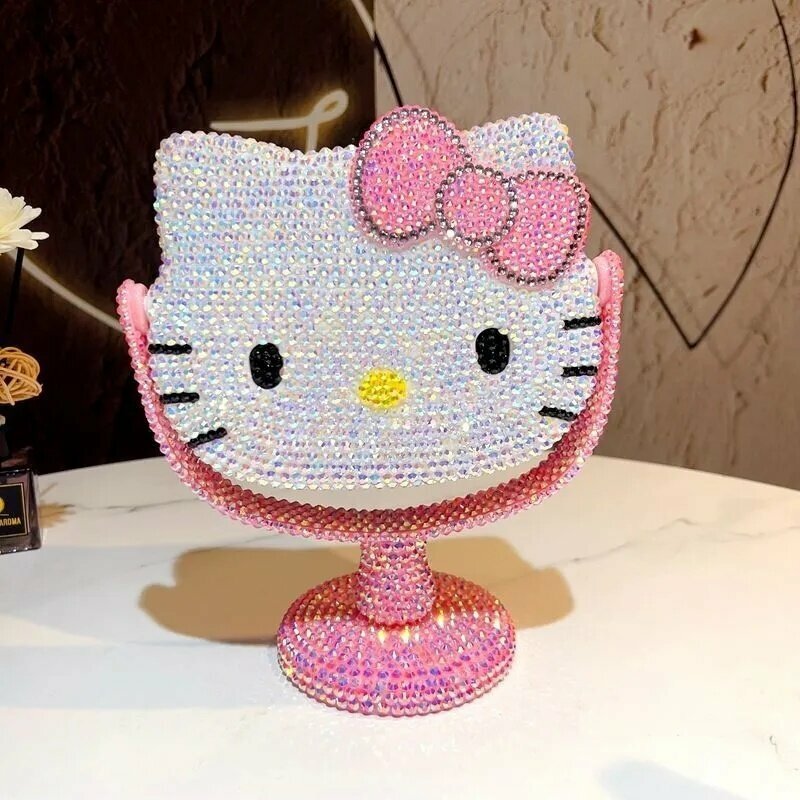 Алмазная мозаика Hello Kitty зеркало набор для творчества