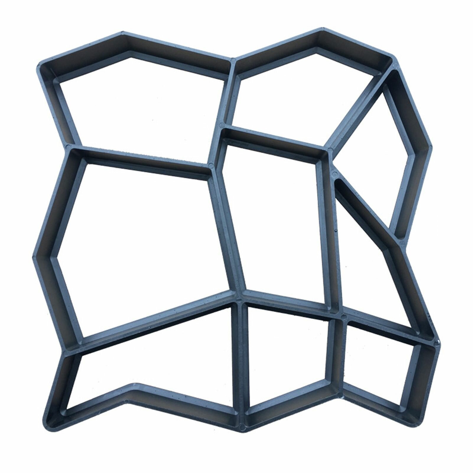 Walk Maker Многоразовая бетонная дорожка Пластиковая форма для тротуарной плитки Каменный брусоукладчик для газона, сада, двора