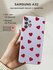 Чехол на Samsung Galaxy A32 / Самсунг Галакси А32 с принтом "Бордовые сердечки п...
