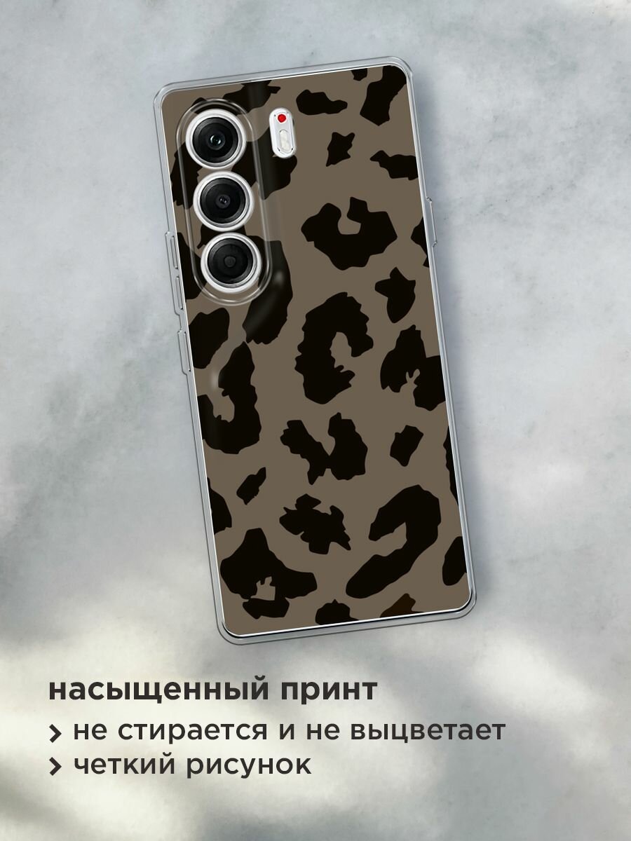 Чехол на Tecno Camon 40 Pro 5G / Текно Камон 40 Про 5G с принтом "Леопардовые пятна паттерн 1" — фото 1