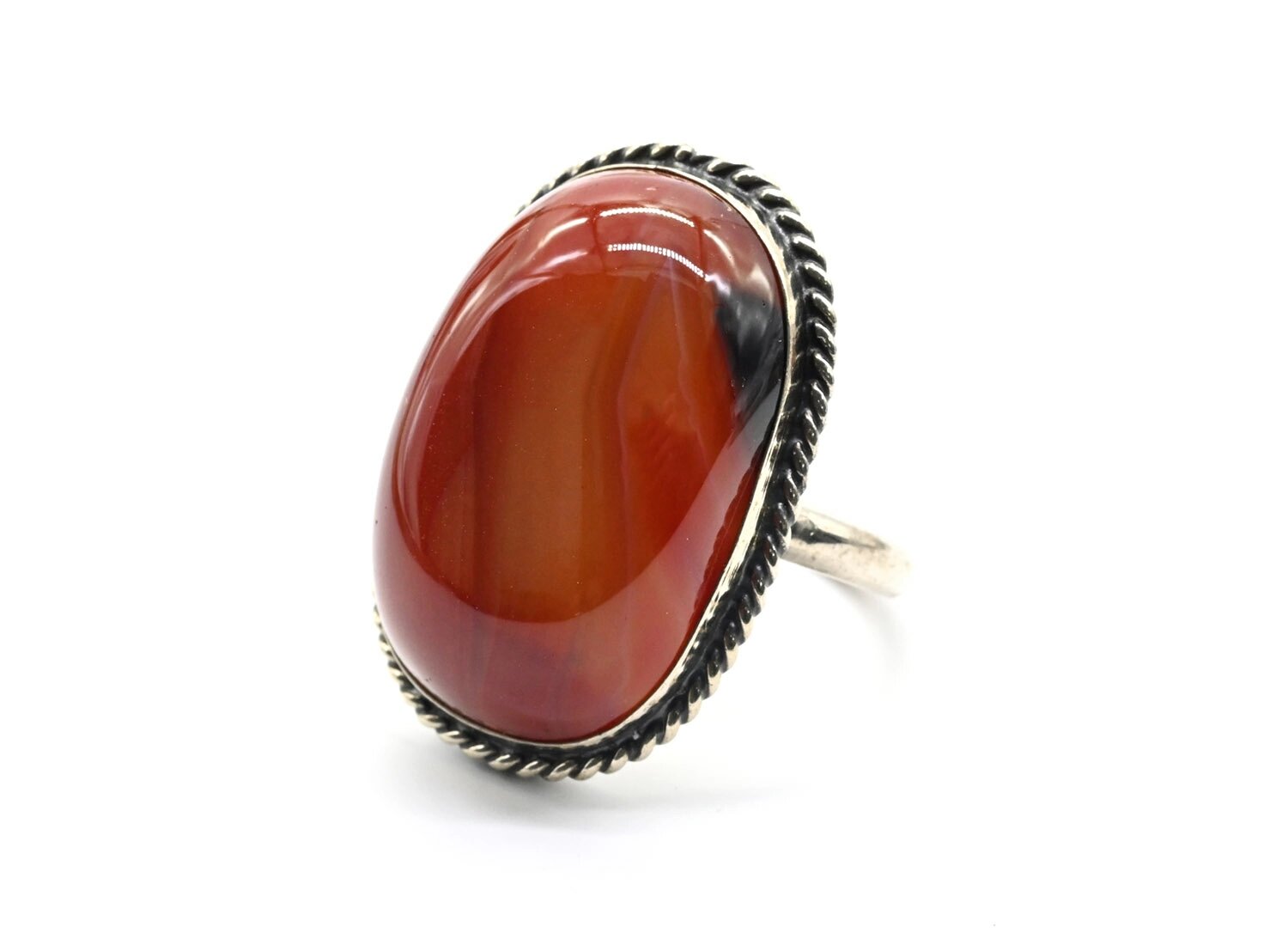 Кольцо, сердолик