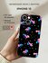 Чехол на Apple iPhone 15 / Айфон 15 с принтом "Единороги градиент"