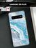 Чехол на Samsung Galaxy S10 + / Самсунг Галакси S10 Плюс с принтом "Нежно-голубо...