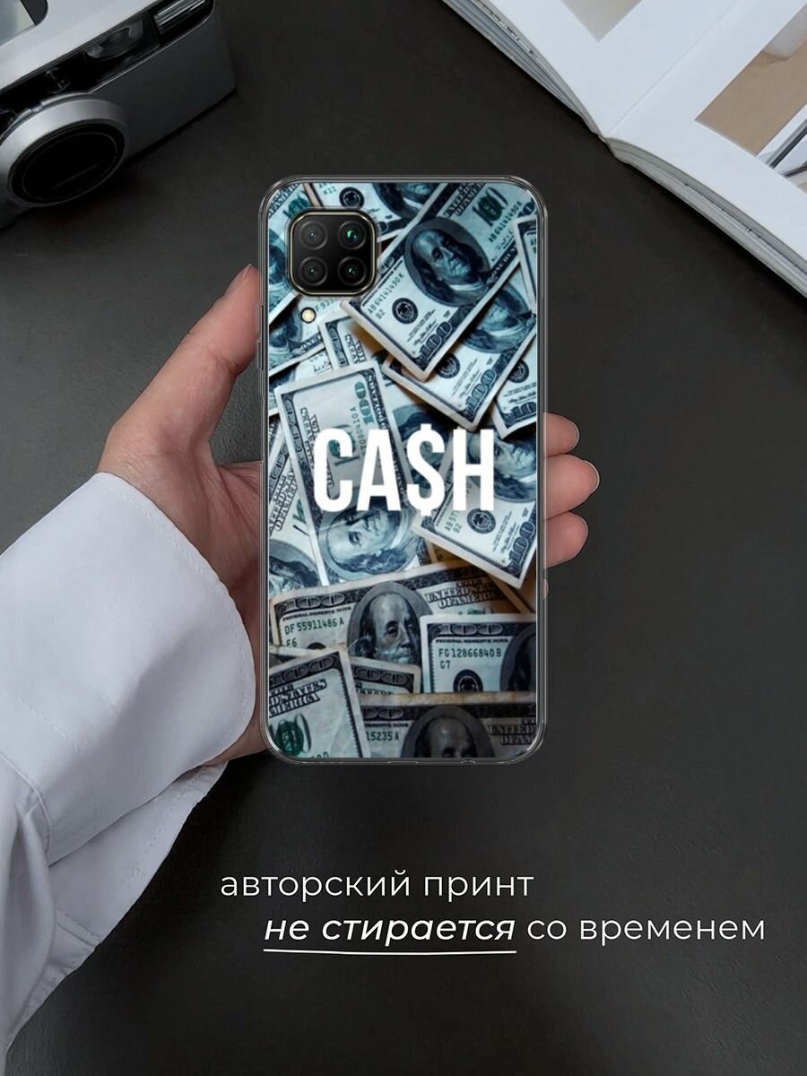 Чехол на Honor 30S Global/Huawei P40 Lite 5G/Nova 7 SE / Хонор 30S/Хуавей P40 Lite 5G/Нова 7 SE с принтом "Cash" — фото 1