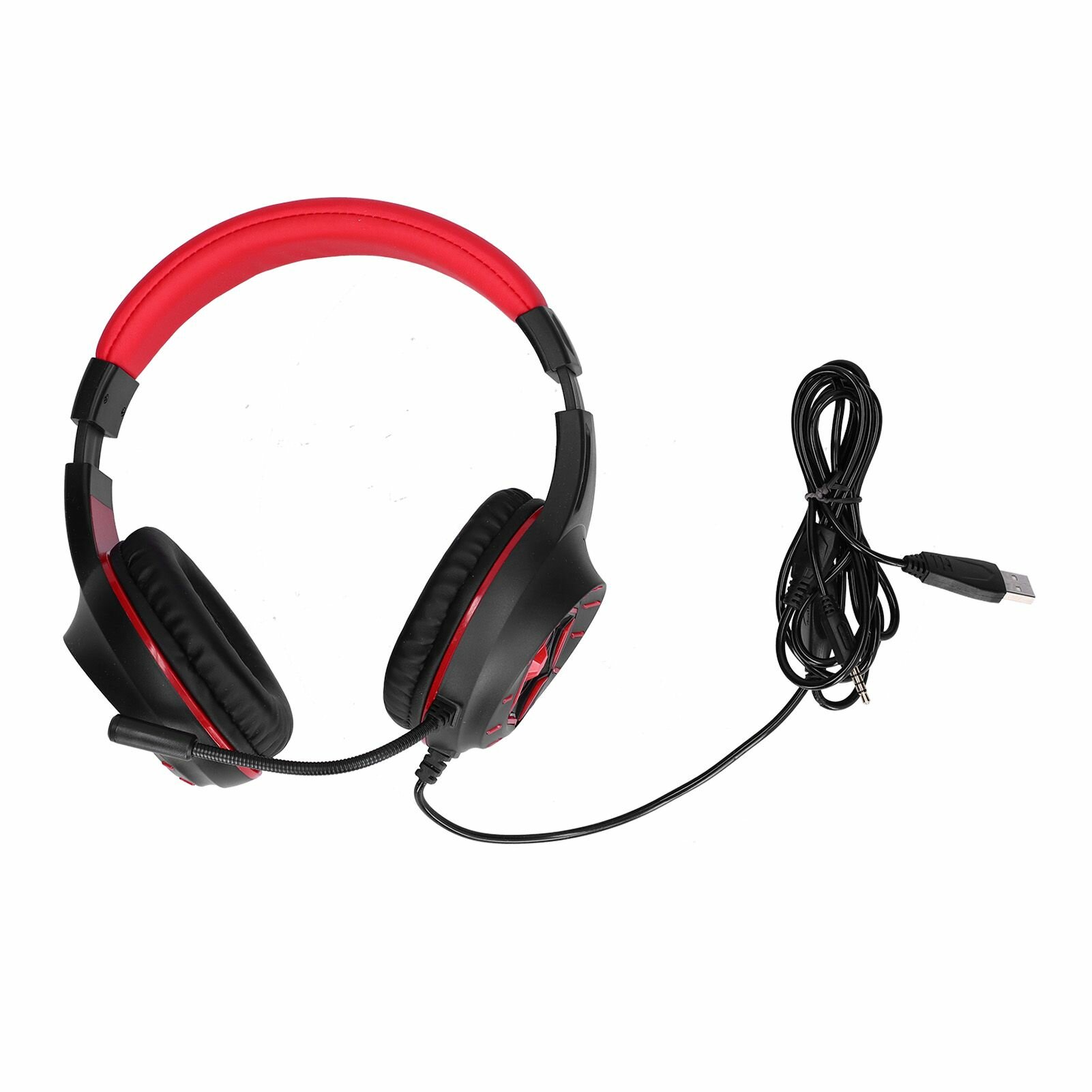 Игровые наушники G315 3.5MM проводные с подсветкой и микрофоном