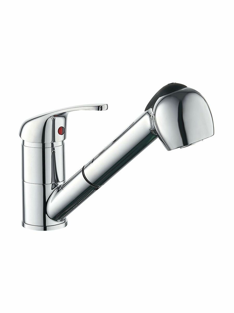 Melodia Della Vita Смеситель кухня MELODIA Metallica картридж д.40мм вытяжной излив MDV35516 с подводкой 50см