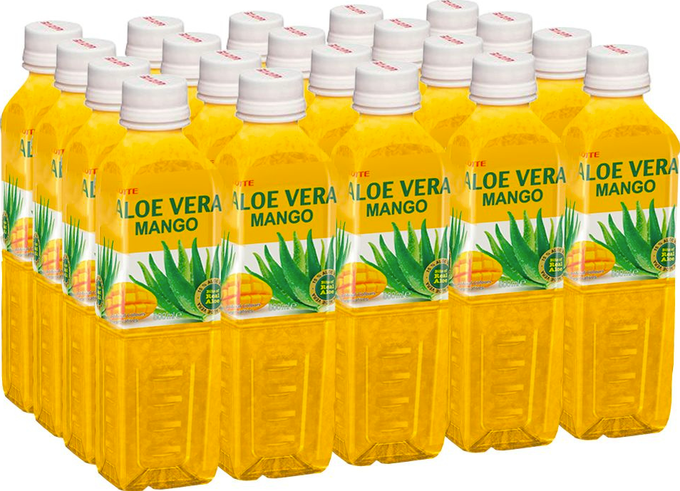 Алоэ Вера Lotte манго 0,5л./20шт. LOTTE Напиток Производство - Южная Корея