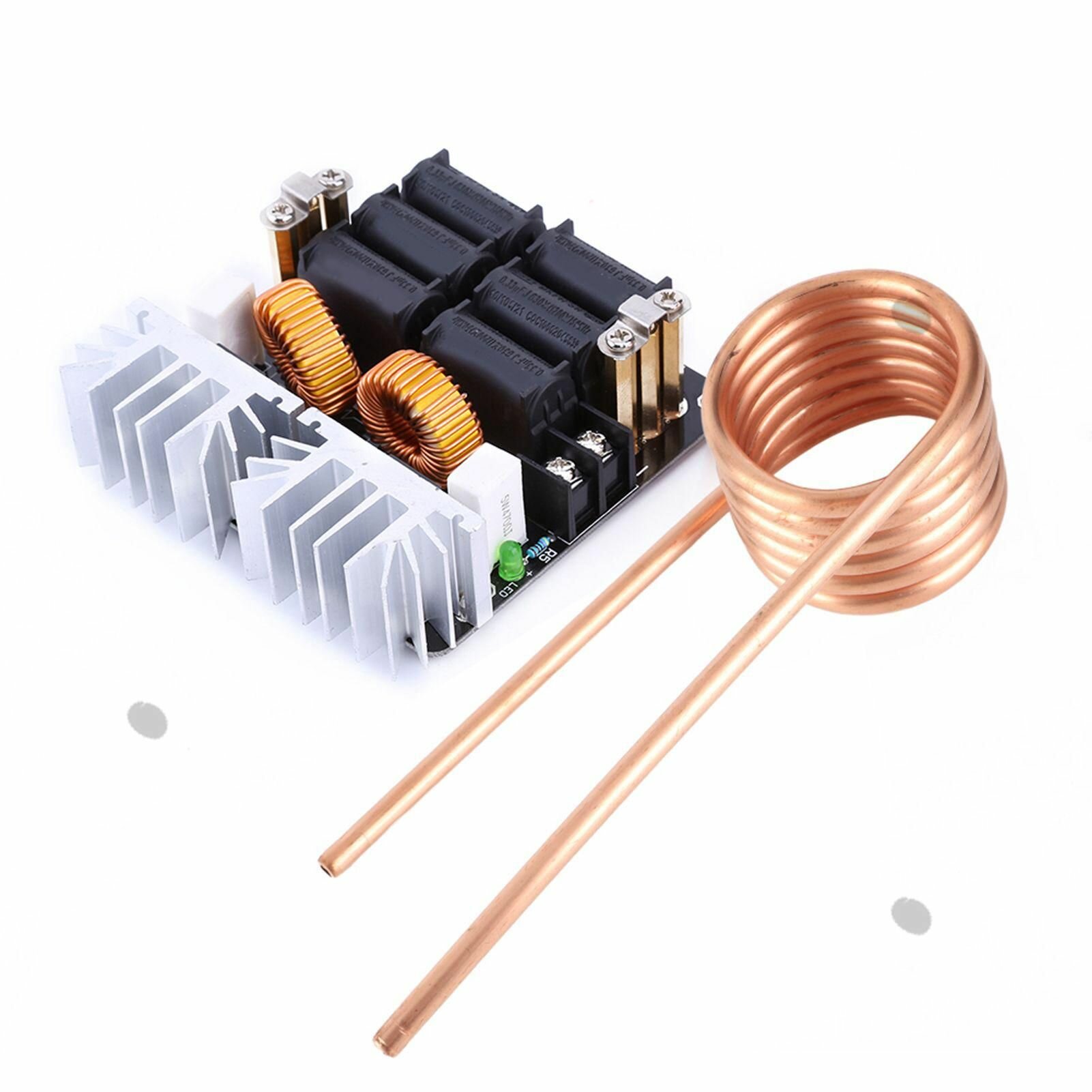 1000W ZVS Низковольтный индукционный нагреватель DIY, 20A, 12-48V, удобное использование