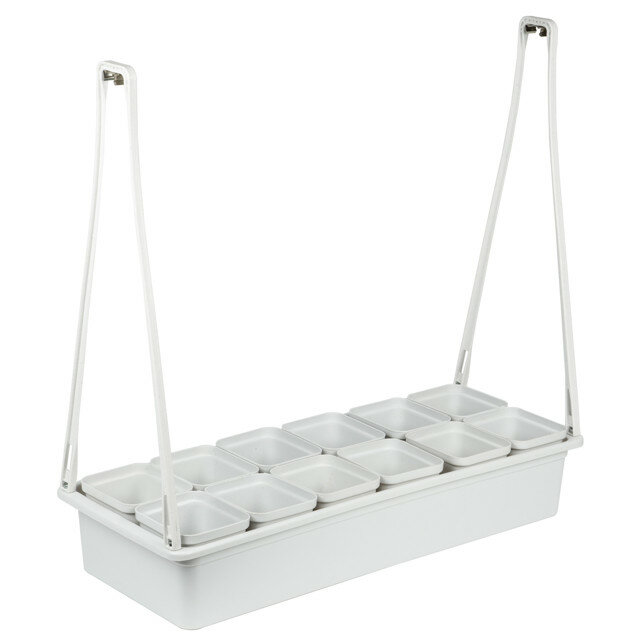 UNIEL Подставка под линейный светодиодный светильник для растений 12 белая из металла