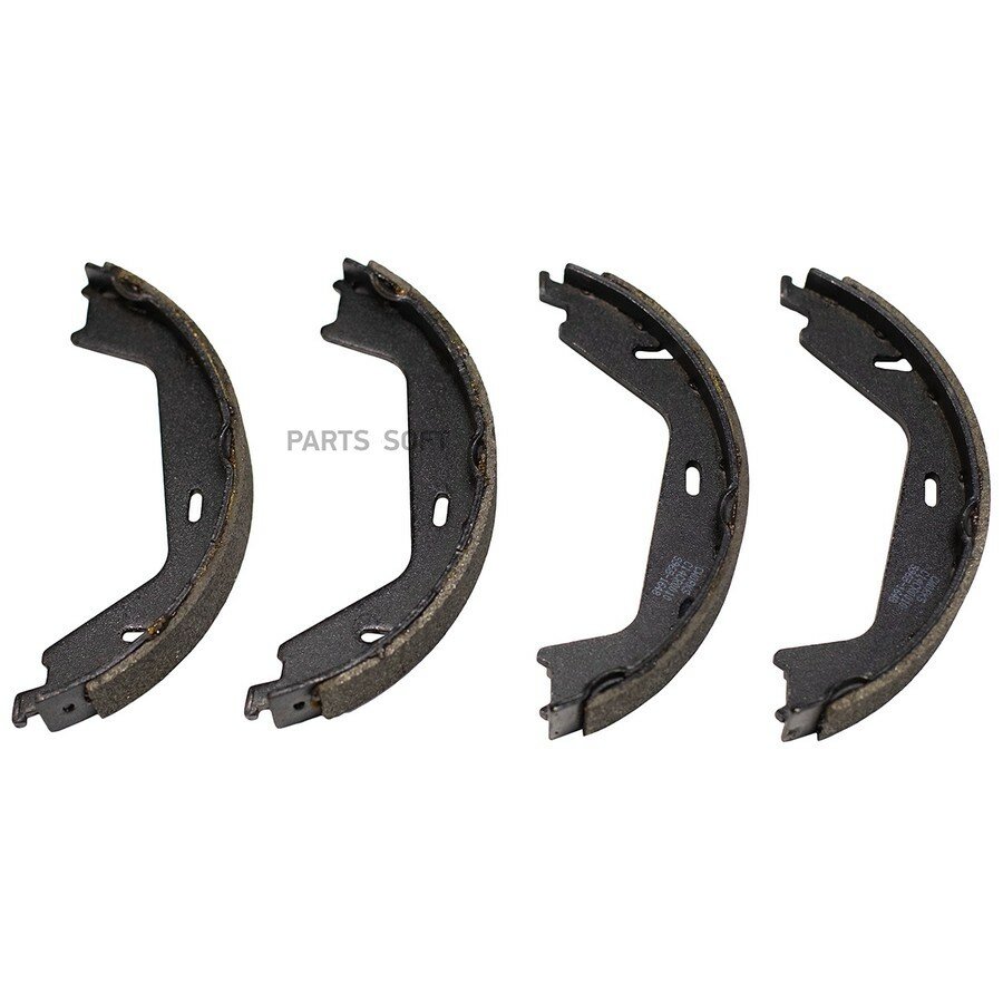 CWORKS Тормозные колодки задние барабанные, Low Metallic