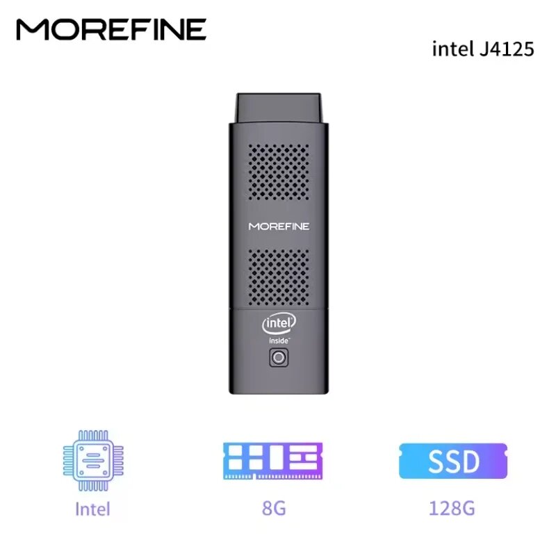MOREFINE M1K Мини-ПК Intel N5000 8ГБ 128/256ГБ 8GB DDR4 256GB SSD, ЕС