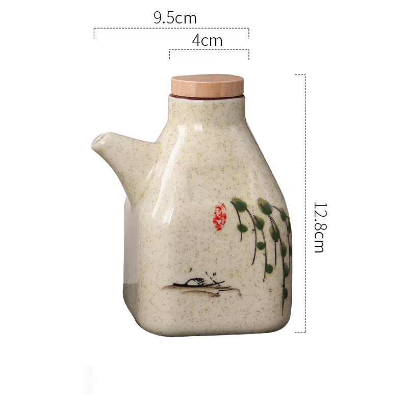 Керамический дозатор для масла и соуса 350 мл, 6