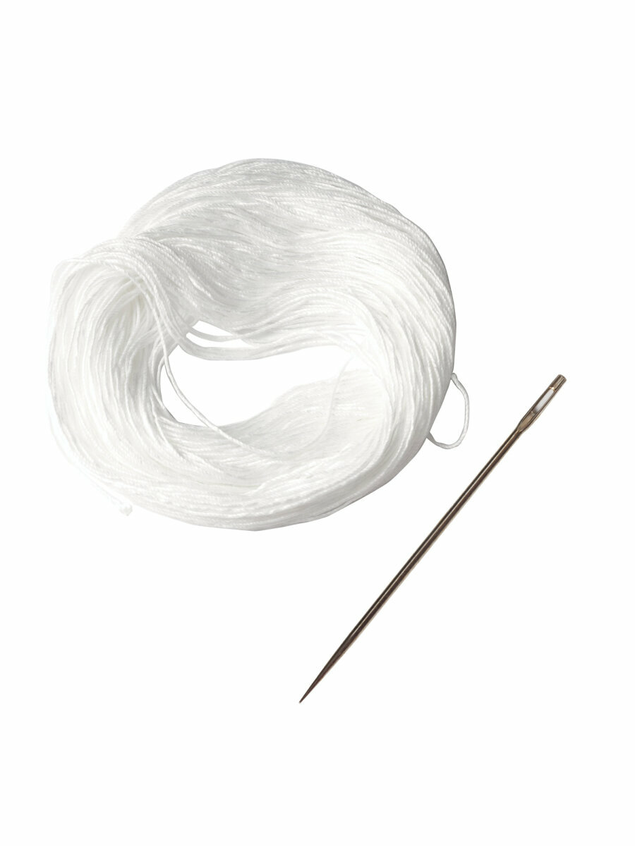 Набор канцелярский игла и нить для прошивки документов (игла 80 мм, нить 30 м), в блистере, Staff, 604772