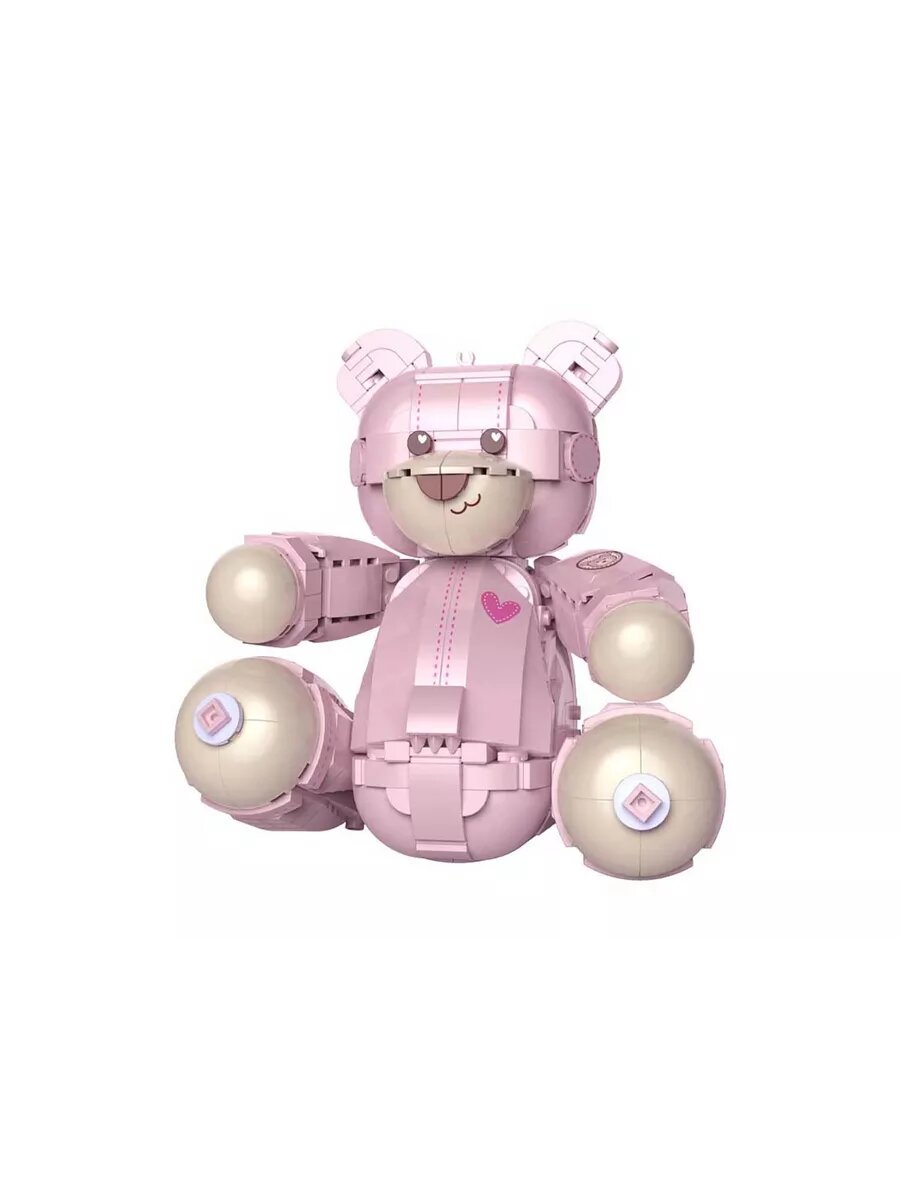 Конструктор RTOY Большой розовый мишка - JK8133, 730 деталей, 8+