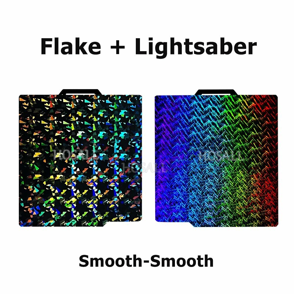 HOSALL Двухсторонняя карбоновая пластина для Bambu Lab A1 256x256 мм Flake-lightsaber