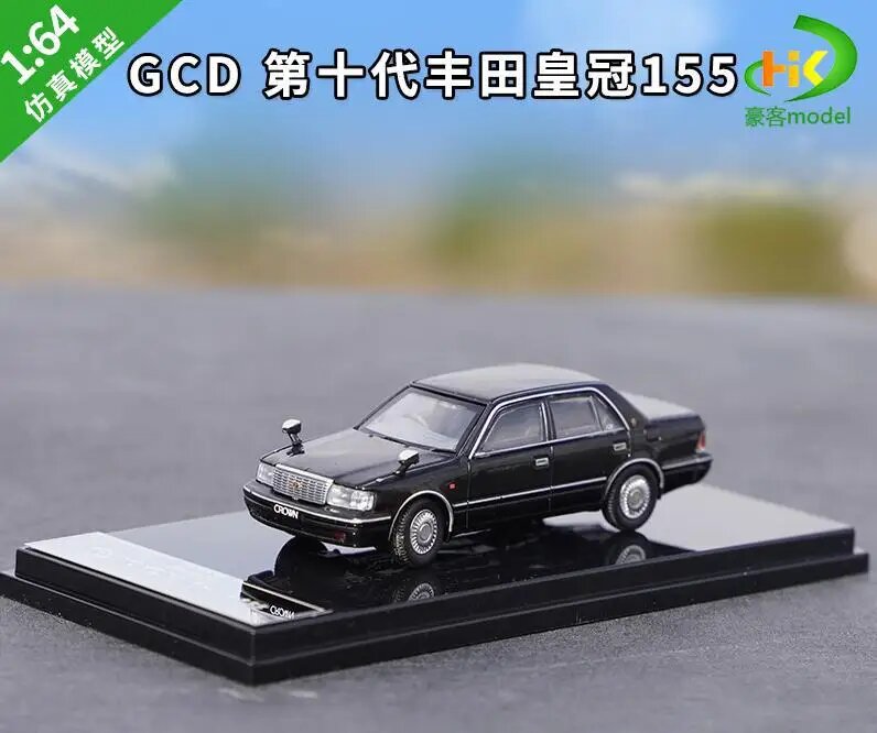 Игрушечный автомобиль Toyota Crown 10 поколение 1:64 Черный, CROWN Right