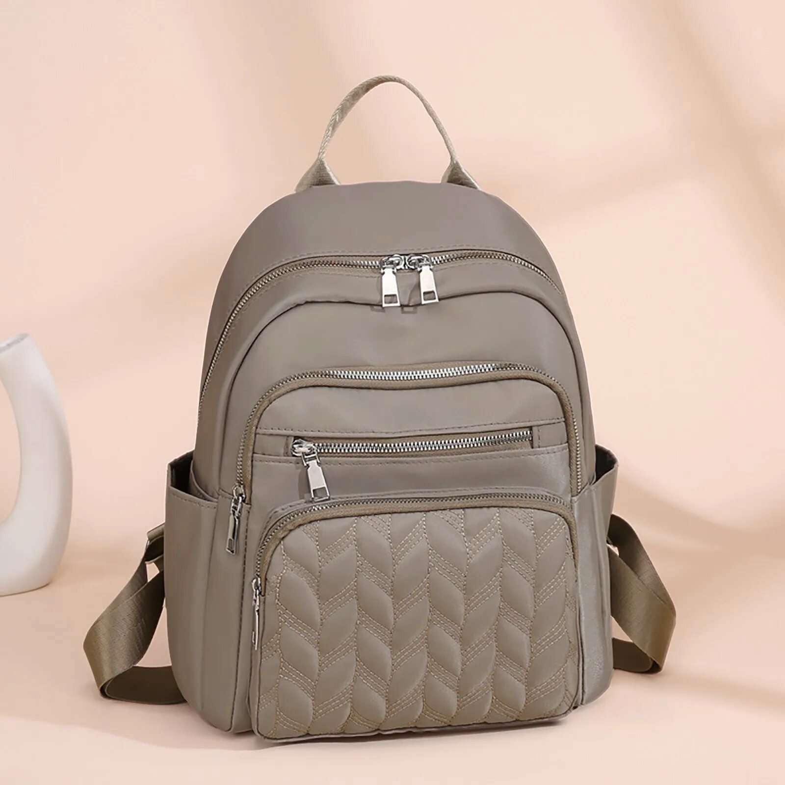 Дизайнерский рюкзак для мужчин, женская модная тканевая уличная дорожная сумка для отдыха, милый рюкзак цвета хаки для студентов, женщин