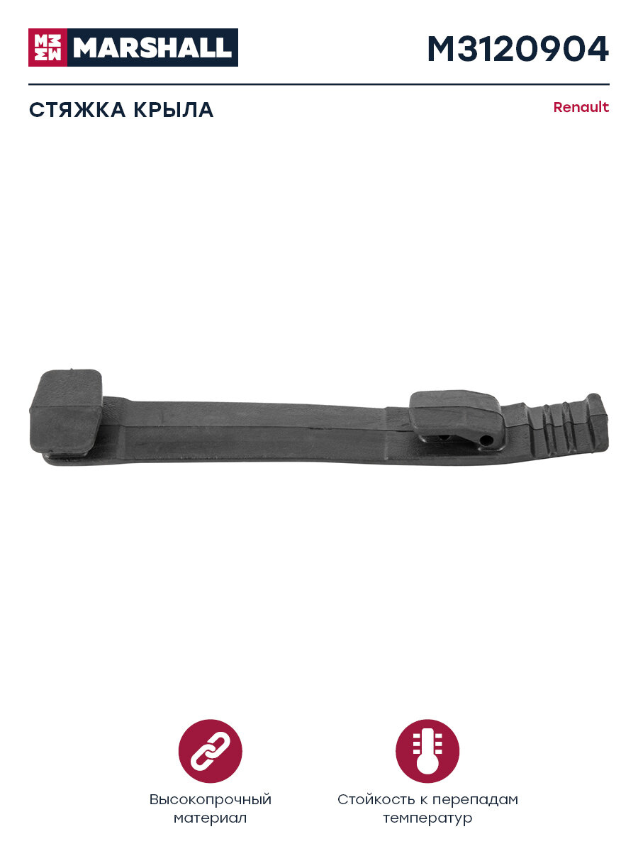 Стяжка крыла резина RENAULT